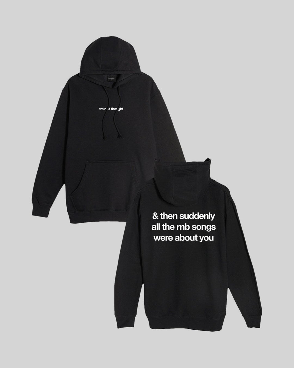 Rnb Songs Black Hoodie – trainofthoughtcollective