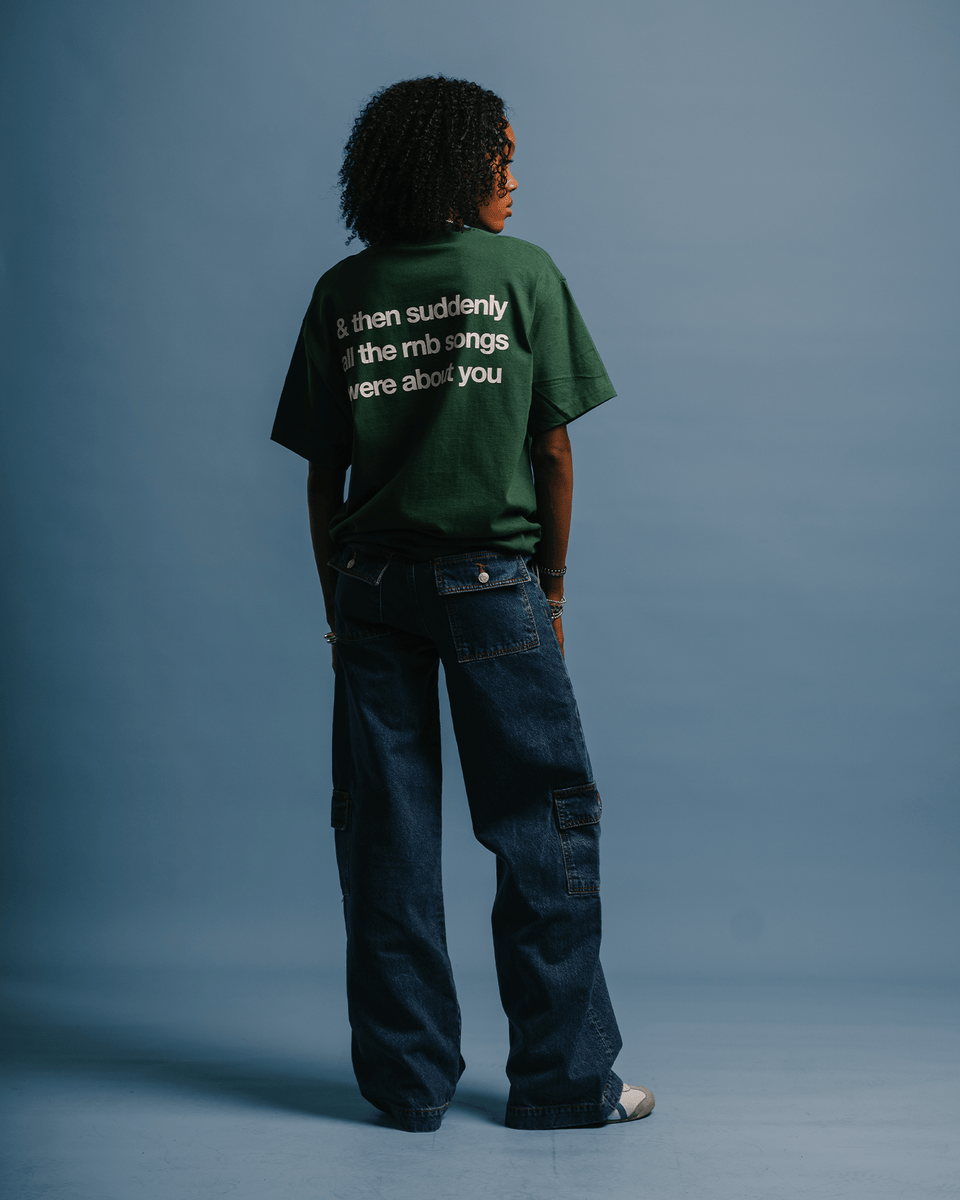 Rnb Songs V2 Green Tee – trainofthoughtcollective